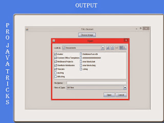 How To Upload Image In Java Program Using JFile Chooser ~ Projavatricks