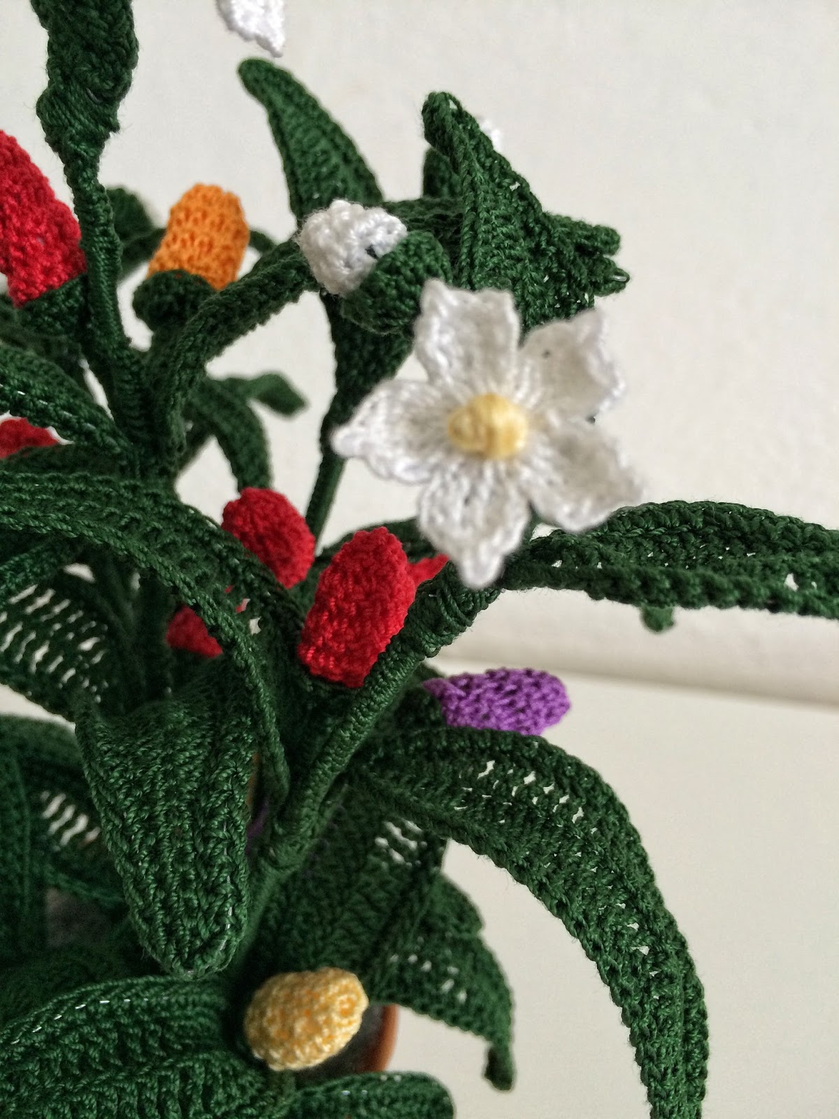 How to crochet a Chili Pepper