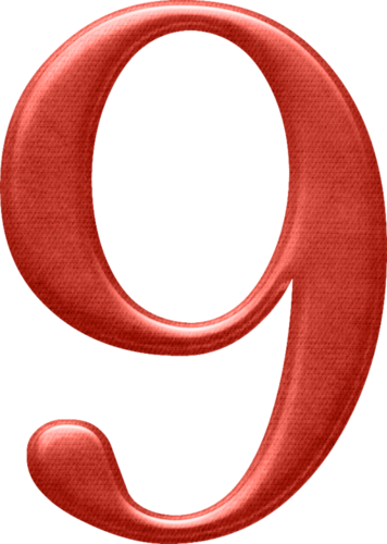 ® Imágenes y Gifs Animados ®: IMÁGENES DE NÚMEROS DE COLOR ROJO PARA ...