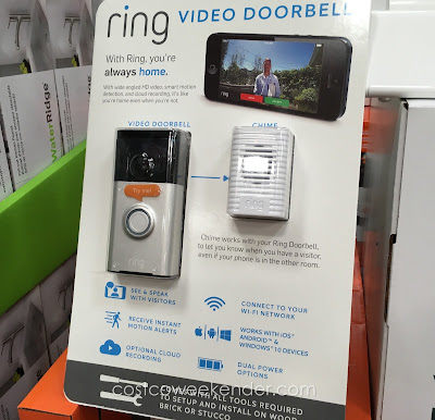 Ring Video Doorbell and Wireless Chime | Costco Weekender