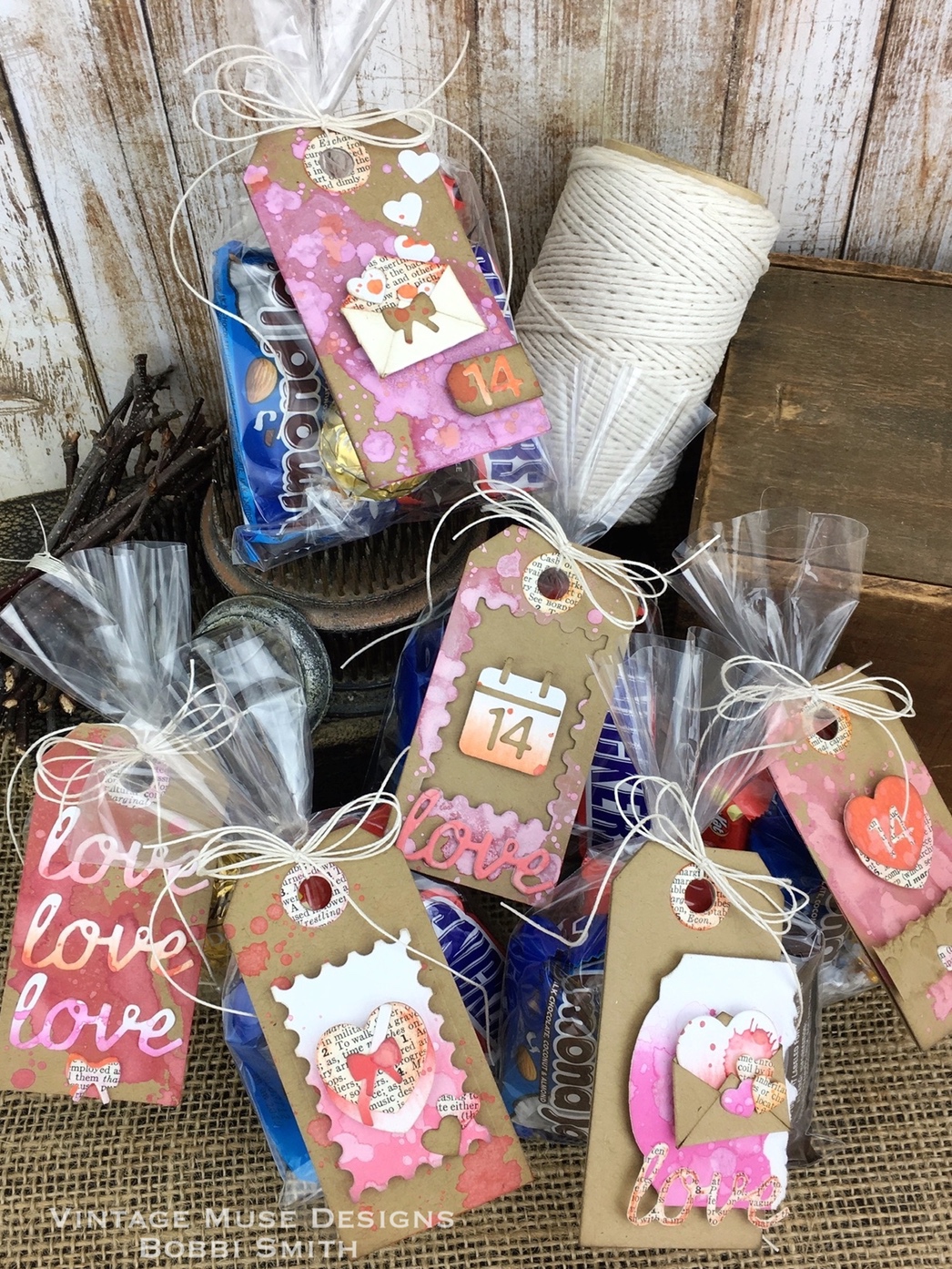 Vintage Muse: Valentine Tag Treat Bag Tutorial w/Ranger Ink...