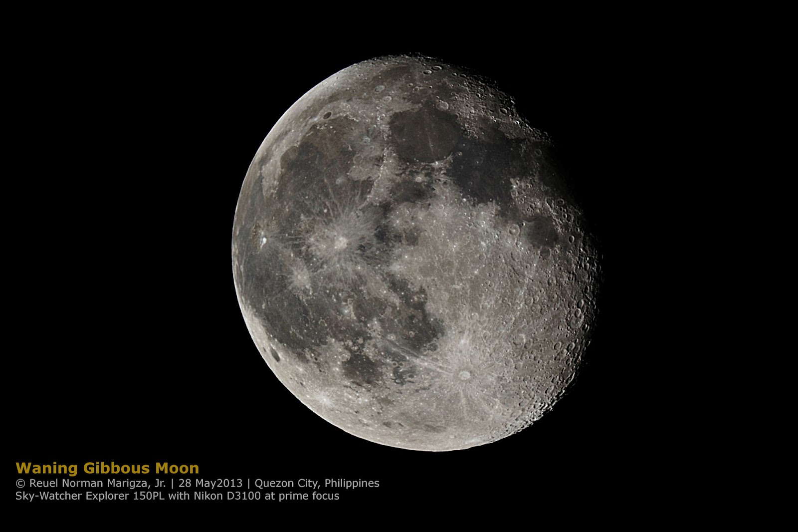 Stargazers: 28 May 2013 Lunar Observation