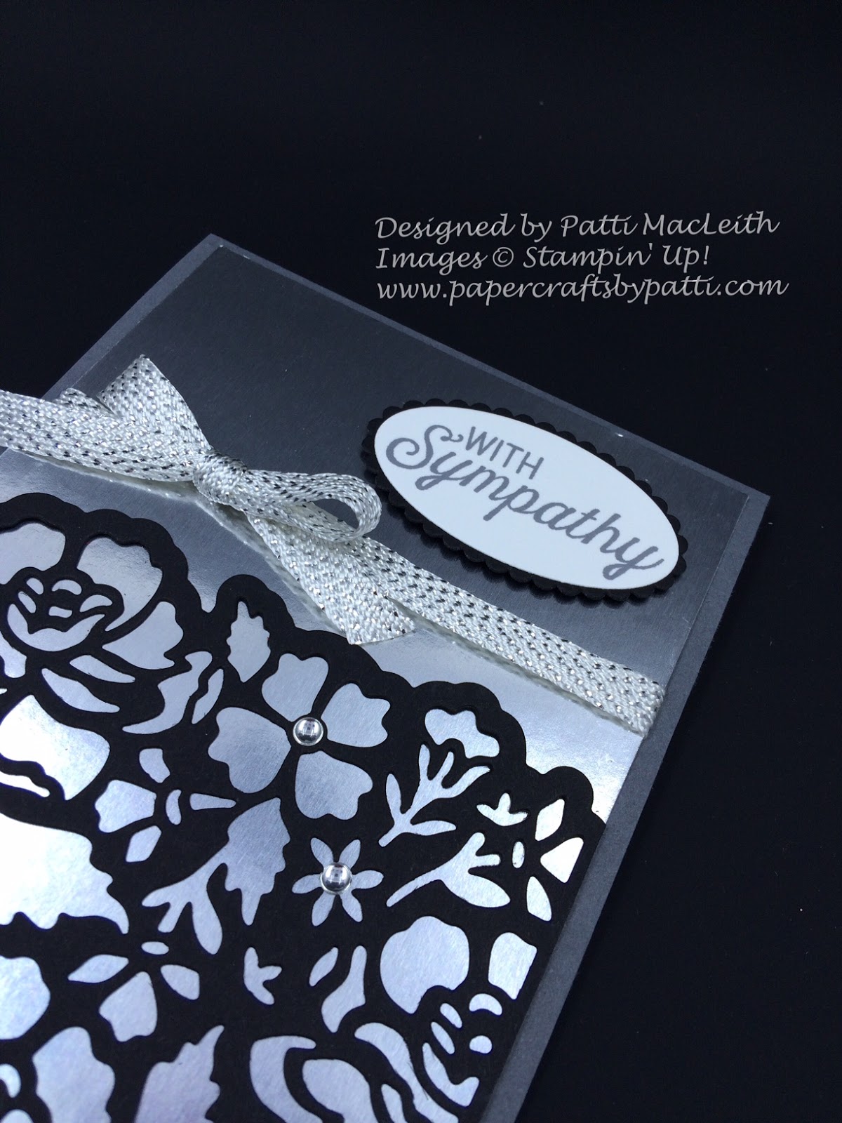 Papercrafts by Patti: Sending Silver Sympathy