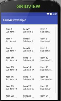 Grid View in Android Studio ~ Computer Languages (clcoding)