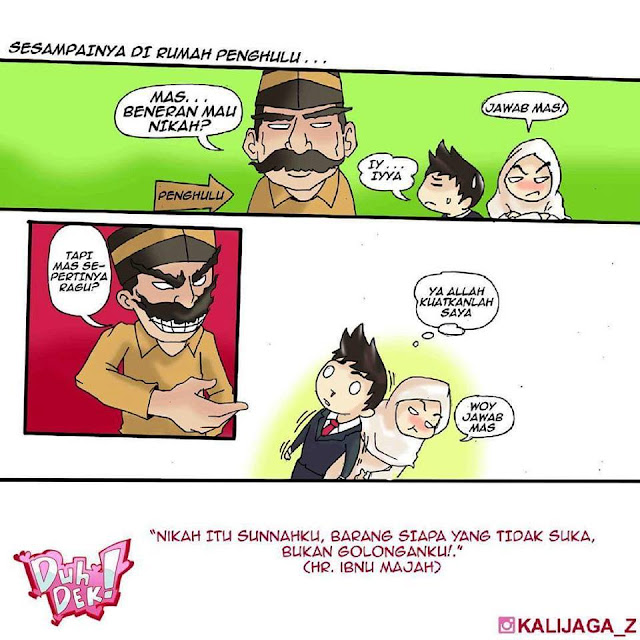 Masih Ingat Meme Kartun Ngajak Nikah di KUA Ini? Lihat Versi Komiknya ...