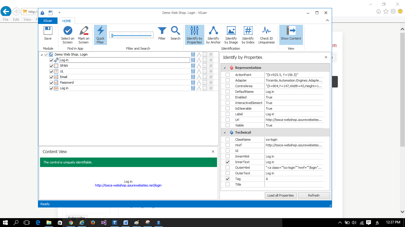 LearnTosca: TestCaseDesign and Automation in Tosca