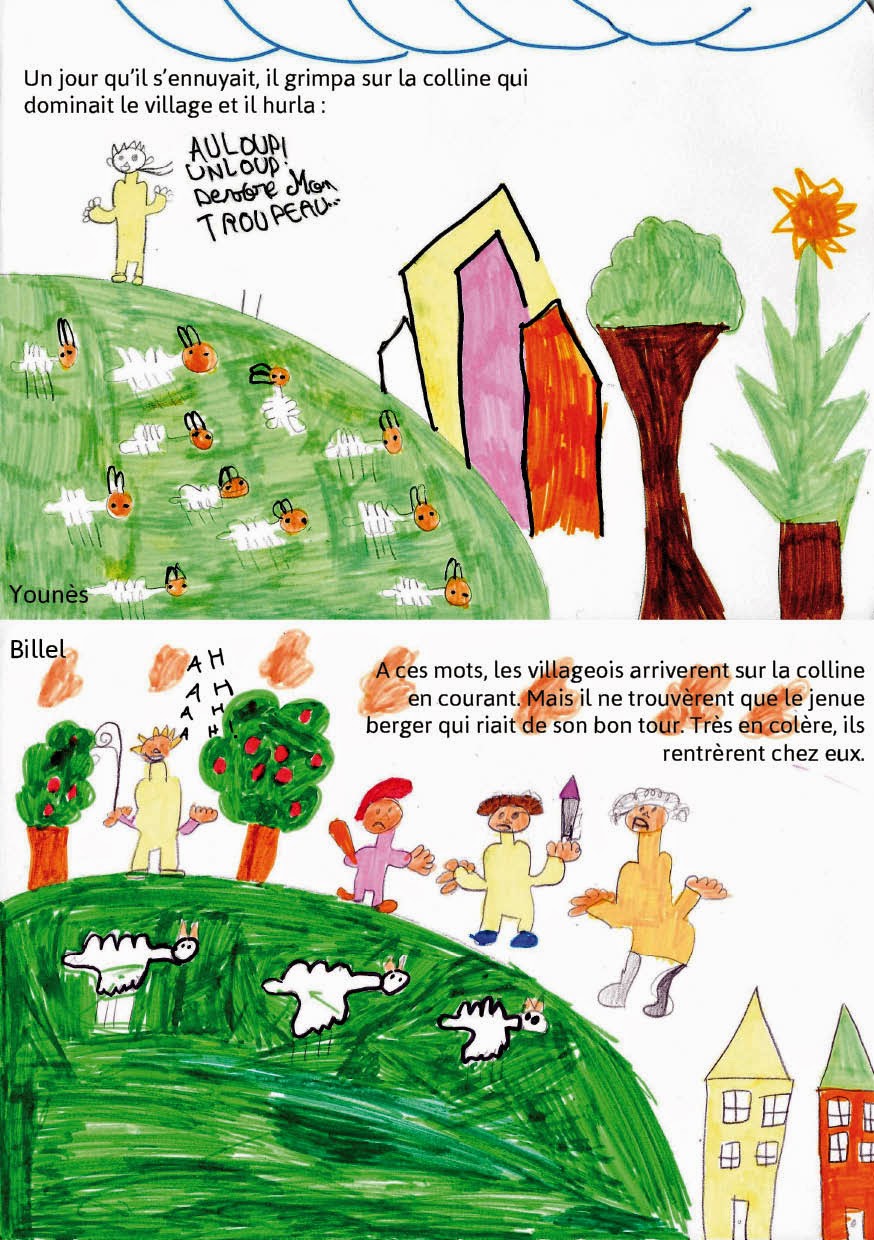 Pepper scissors, illustration et papiers découpés: "Le garçon qui ...