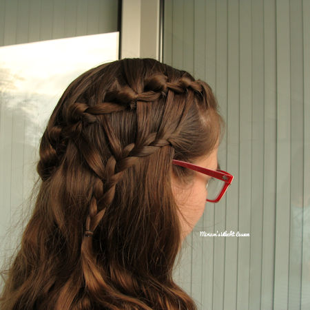 Miriam's Vlecht Lessen (Miriam's braiding instructions): Ladder braid