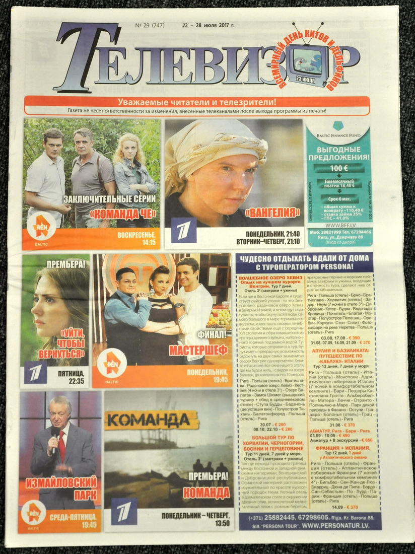 XPLORADIO: Łotwa - tygodniki telewizyjne