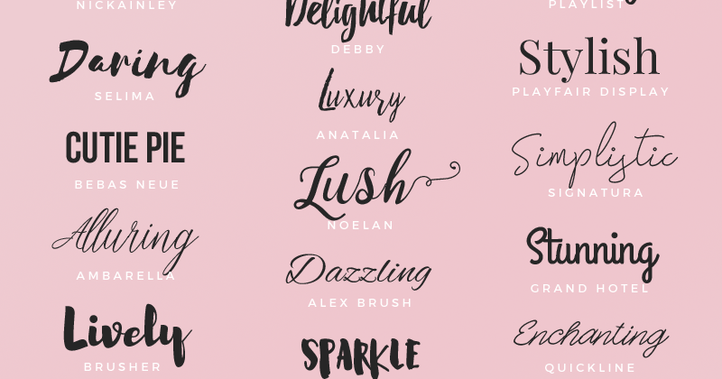 Fave Font Freebies ♥ | CreateDev Design Co.