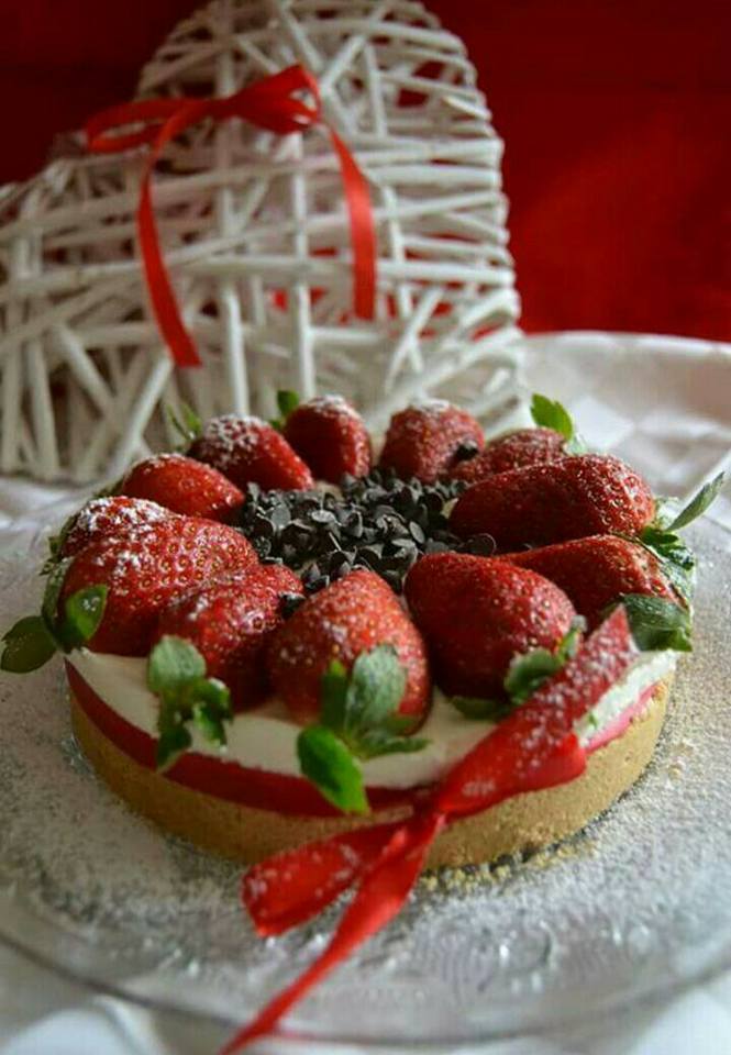 CHEESECAKE CON FRAGOLE - Anna Maria Conti