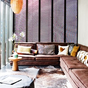 decora y disena: 12 Salas Color Marrón