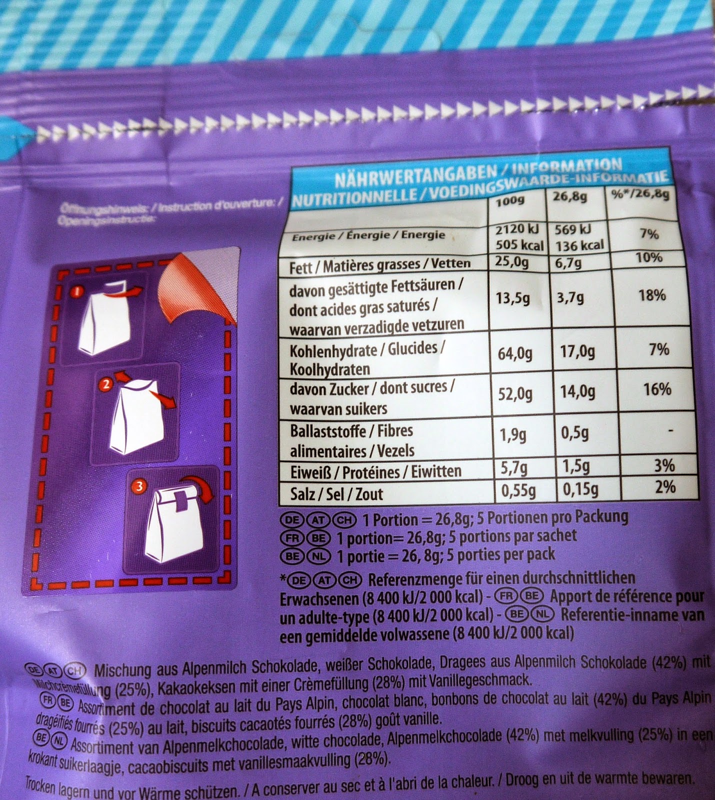 Die Welt der kleinen Anna: Anna tastet: Milka Snax Choco Mix & Oreo