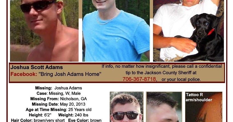 Lostnmissing Inc Missing Unsolved Since May 2013 Joshua Scott