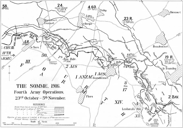 November 5th 1916 Gueudecourt, France (1st Battalion, A.I.F)