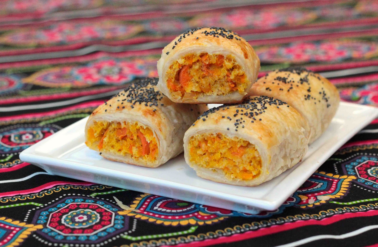 The Vegan Apprentice: Carrot Curry Puffs