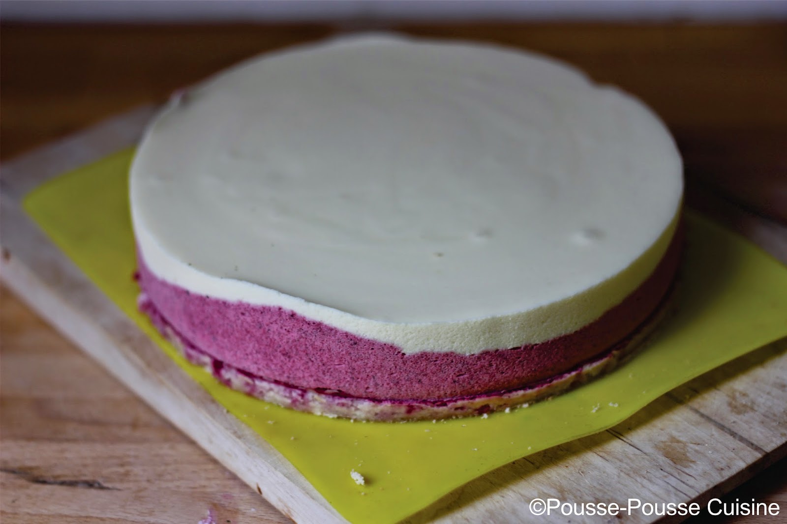 Pousse-Pousse Cuisine: Bavarois fruits rouges et chocolat blanc