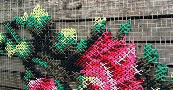 VM designblogg: Τα υπερμεγέθη κεντήματα της Raquel Rodrigo