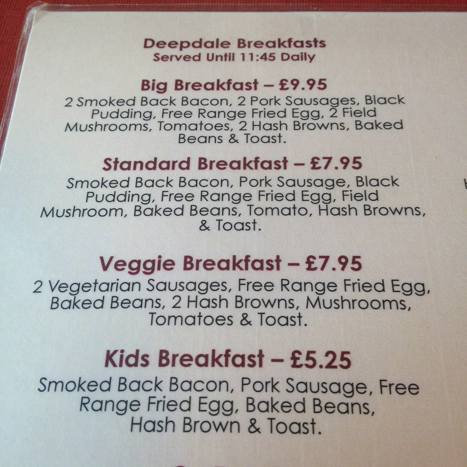 The Fry up Inspector: Deepdale Cafe - Burnham Deepdale