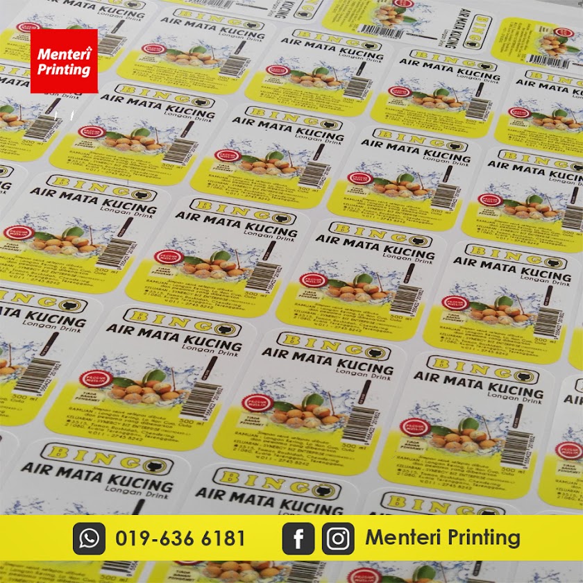 Sticker Label Produk