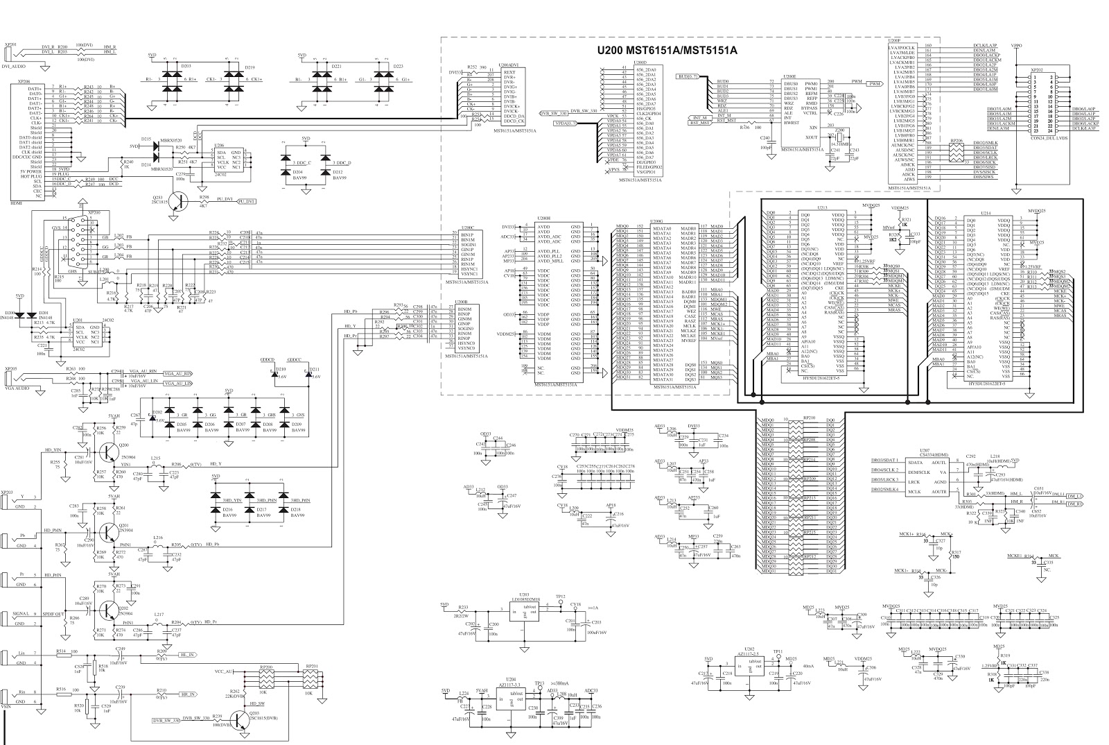 Schematic Diagrams: Horizont 27LCD825 – Horizont 32LCD825 – LCD TV ...