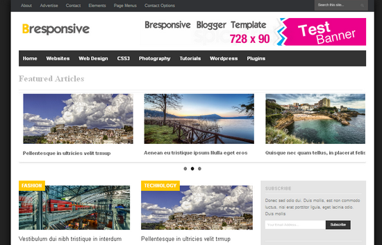 6 Premium Blogger Templates Free Download - totalinfo90