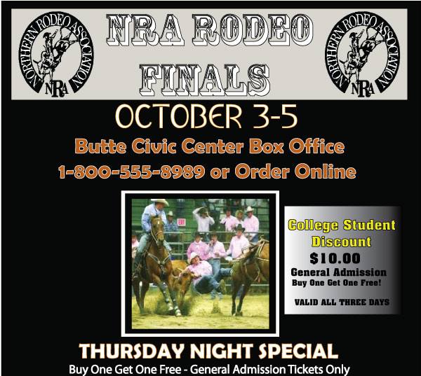 Northern Rodeo Association: Get Your Tickets Now!!