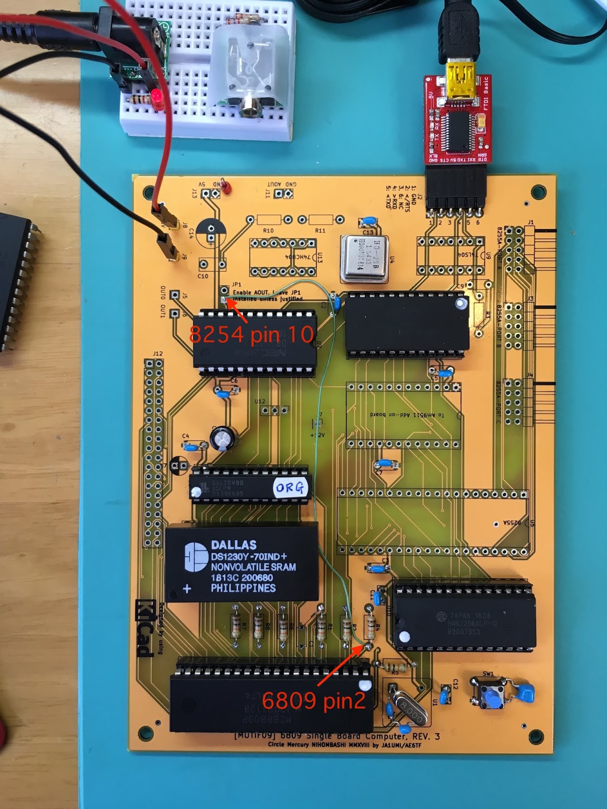 SBC6809をつくる: 2019