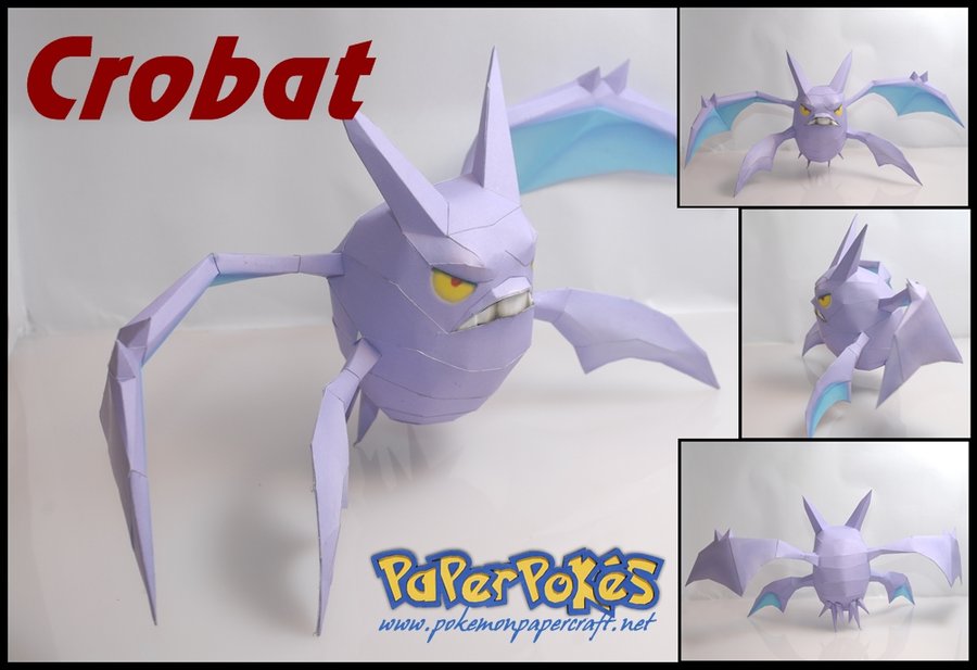 PaperPokés - Pokémon Papercraft: CROBAT