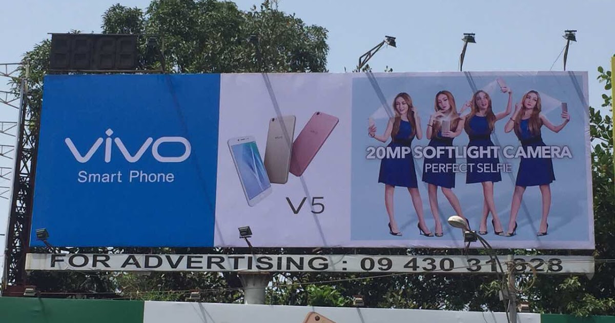 Vivo Smart Phone Using Outdoor Advertising in Yangon to Seal Market ...