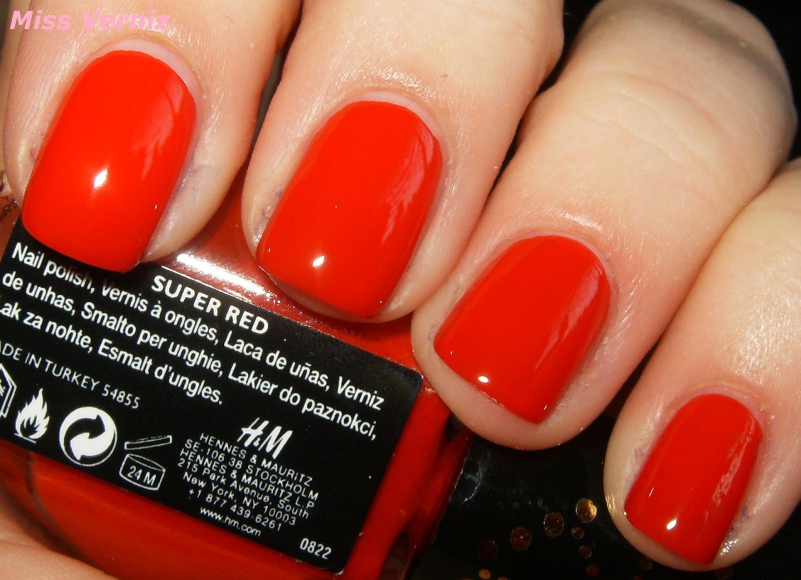 Ana_missverniz: Conjunto H&M : Super Red e Super Glitter...!!!