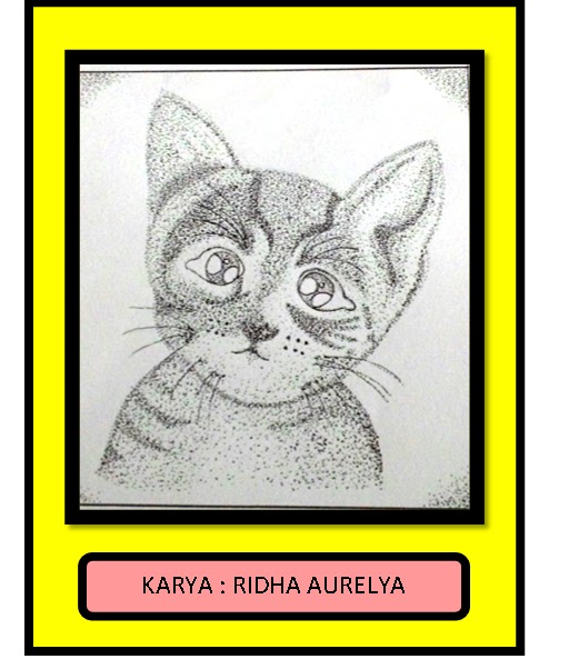 도넛 너트: CONTOH GAMBAR POINTILIS SEDERHANA