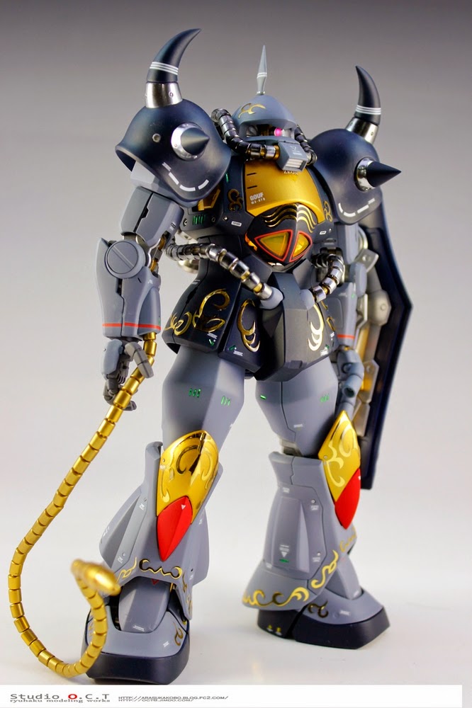 Painted Build: MG 1/100 Gouf M'Quve Custom - Gundam Kits Collection ...