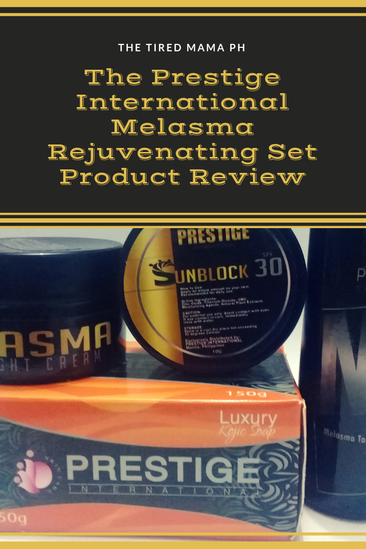 The Prestige International Melasma Rejuvenating Set Product Review