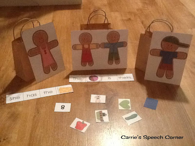 Carrie's Speech Corner: Gingerbread Speech and Language Unit