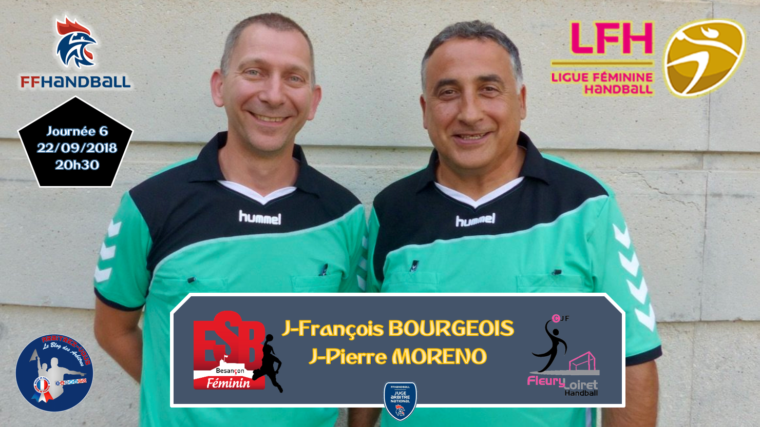FFHB - LFH - DÉSIGNATIONS ARBITRES - Journée 6 [21-22/09/2018] #LFH # ...