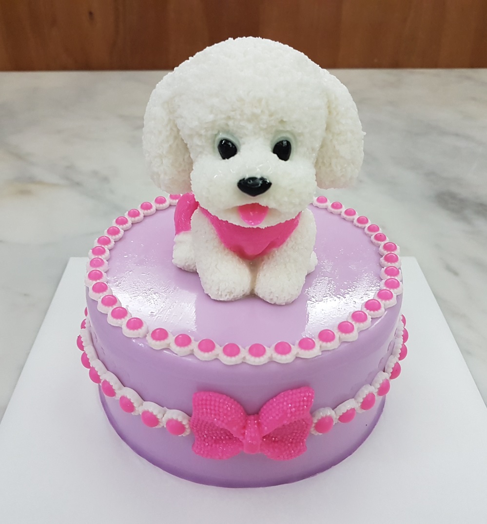 Yochana's Cake Delight! : Cute Poodle Jelly Cake