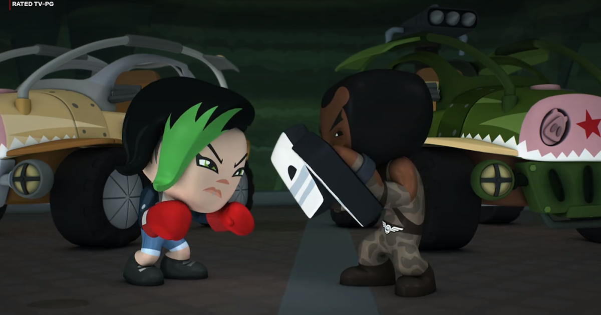 Cartoon Girls Boxing Database: Mutant Busters - Season 1, Episode 24: Arkan