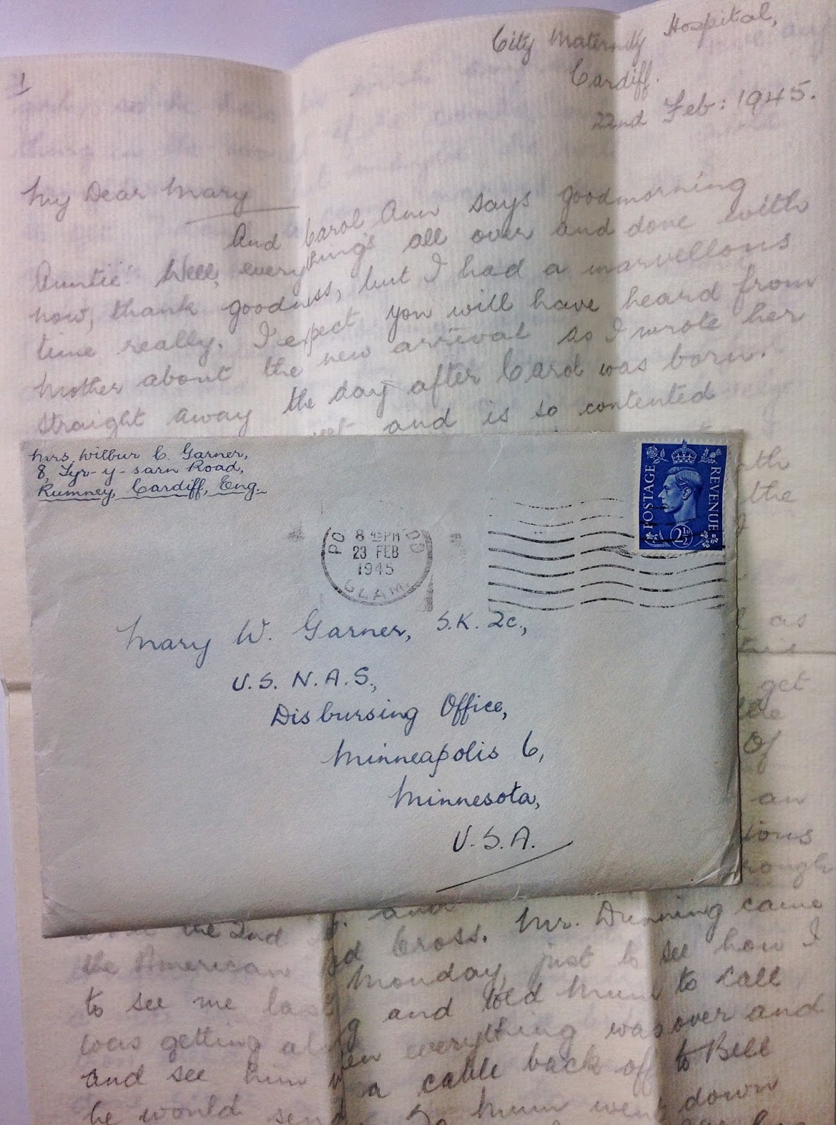 Dear Mary: Letters from "The War": Letter #68 from Mrs. Gwendoline Rosa ...