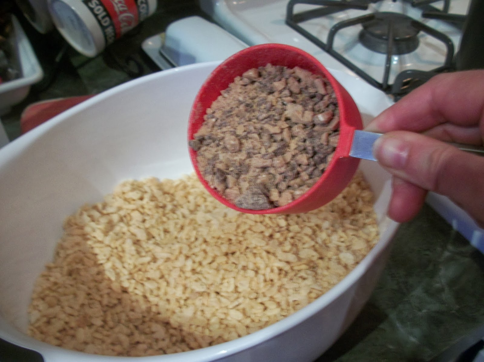 Cook with Sara: Cinnamon Toffee Rice Krispie Bars