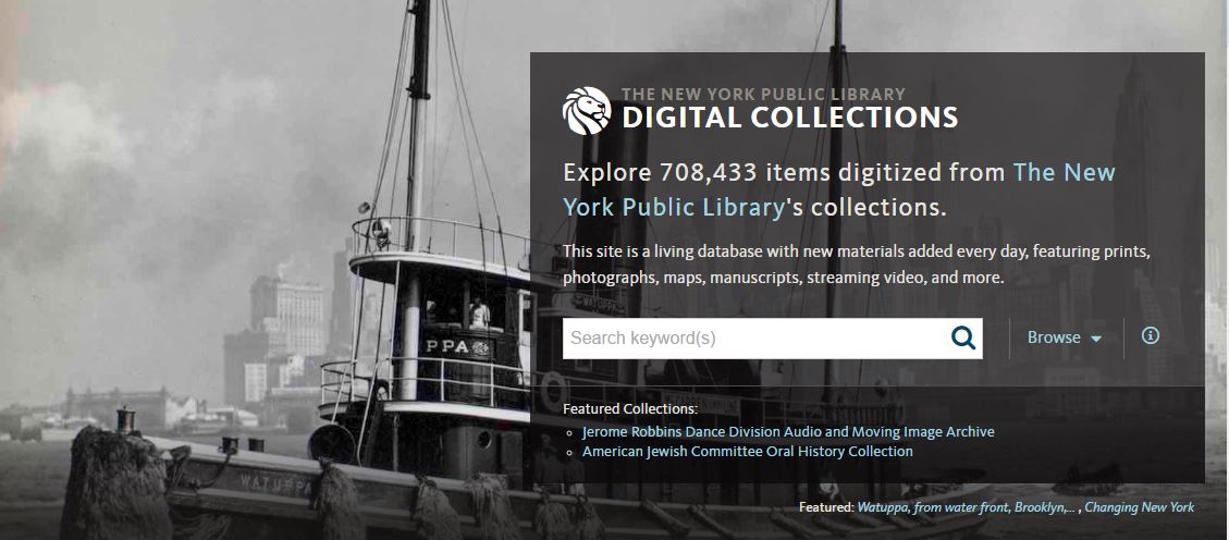 The New York Public Library Digital Collections
