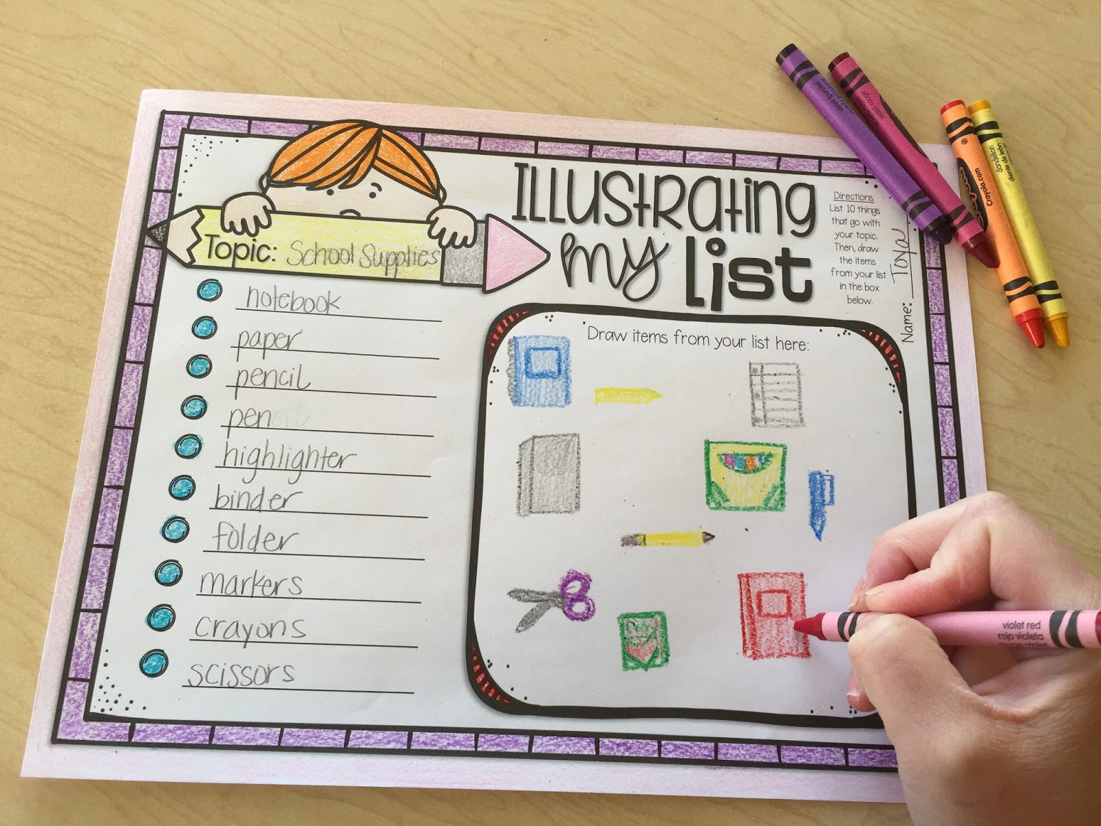 Teaching With Terhune: List Writing Prompts and Extension Activities