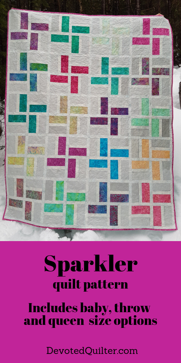 Devoted Quilter: Sparkler Pattern Release!