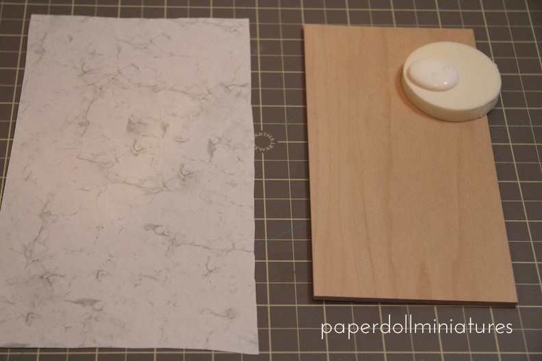 Easy Faux Marble Countertops Tutorial — Paper Doll Miniatures
