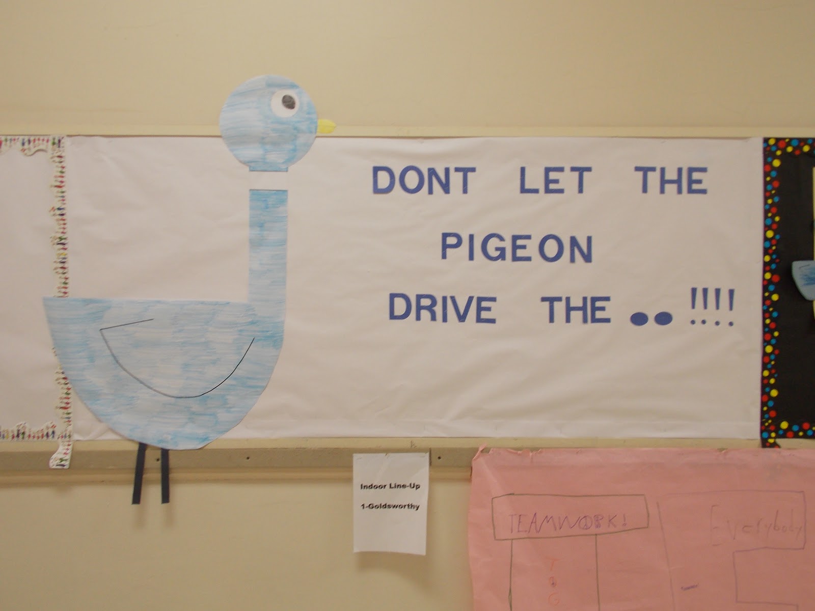 Kindergarten Kuteness: Don't Let the Pigeon Drive the