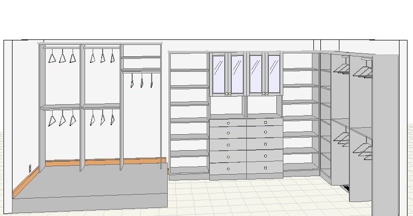 Closets For Life: Sample 3D Closet Drawings