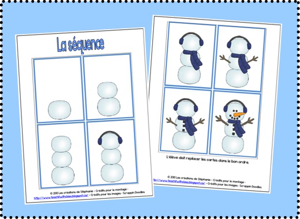 Les créations de Stéphanie: La séquence du bonhomme