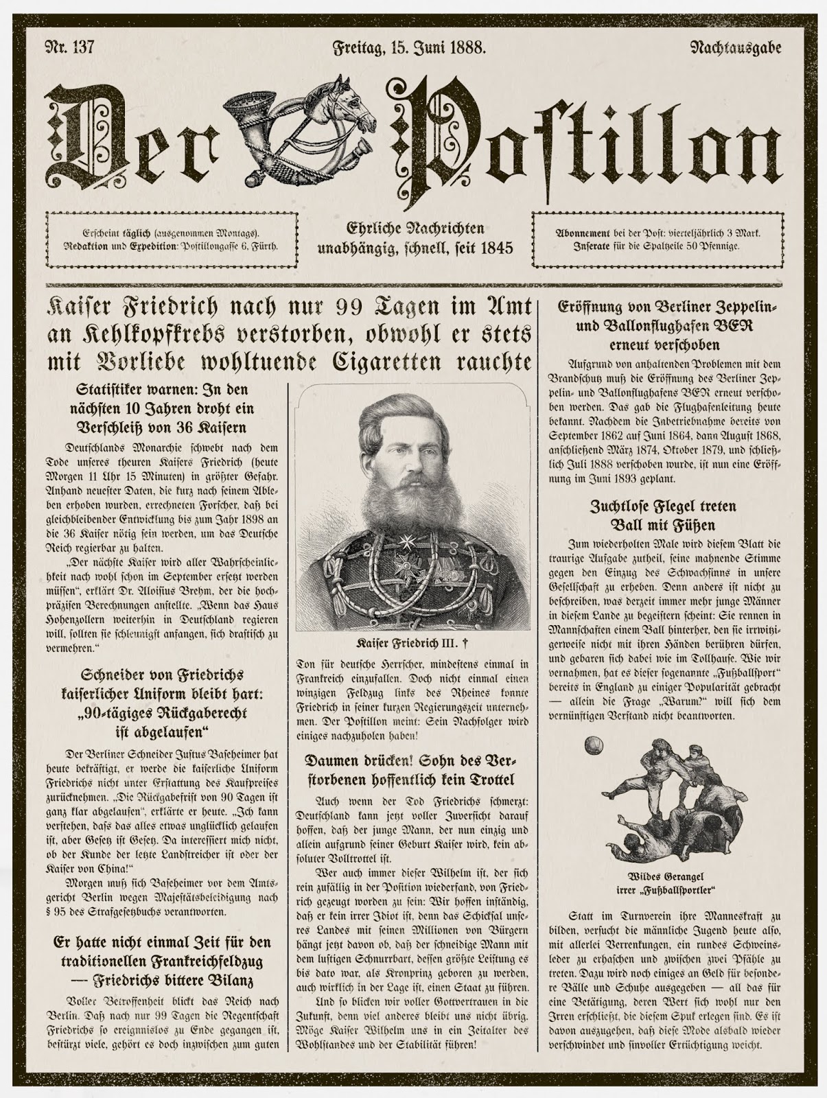 Der Postillon 1845-heute