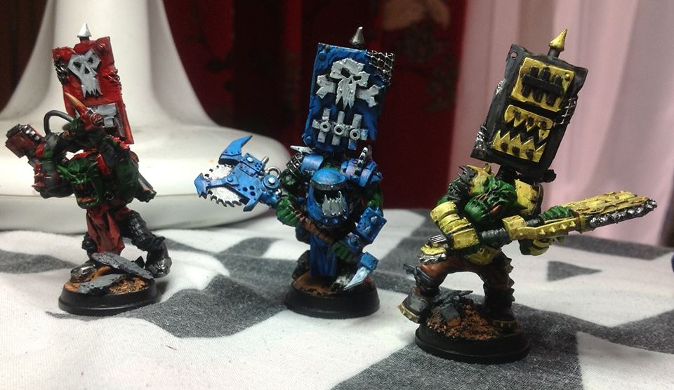 Unite All Action: Some Ork Big Choppa Nob Conversions